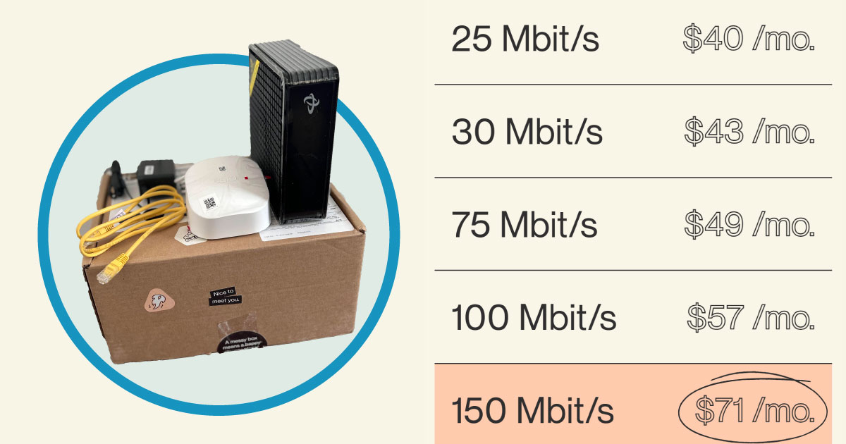 カナダの格安インターネットプロバイダー「oxio」の紹介と実際に使ってみた感想（初月無料コードあり） - Peas Code